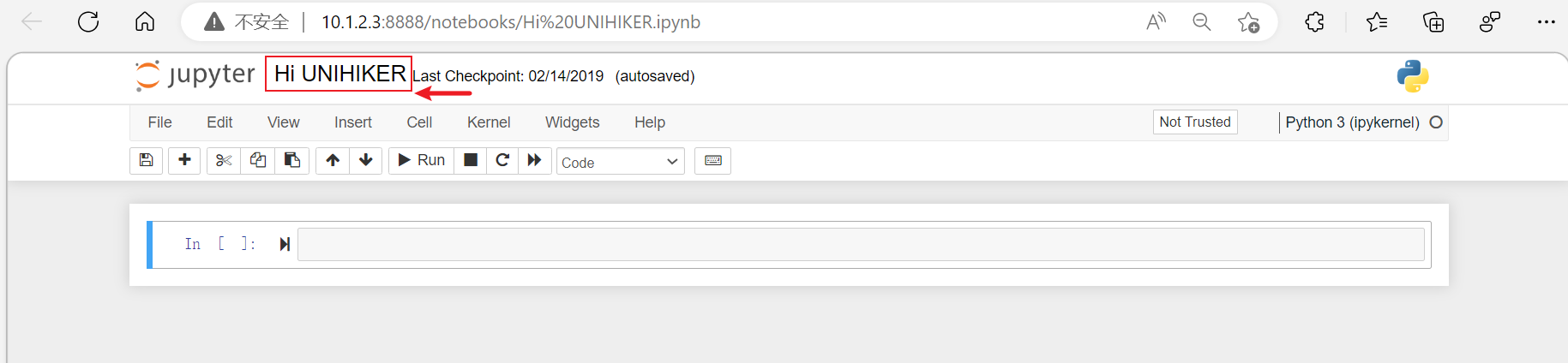 Jupyter Notebook - UNIHIKER Documentation